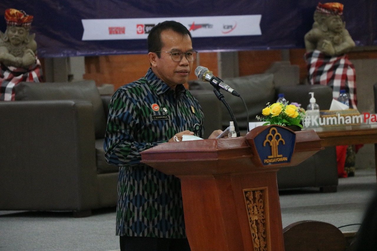 KAKANWIL KEMENKUMHAM BALI MEMBUKA KEGIATAN SOSIALISASI PENGELOLAAN DAN PENGEMBANGAN JARINGAN ...