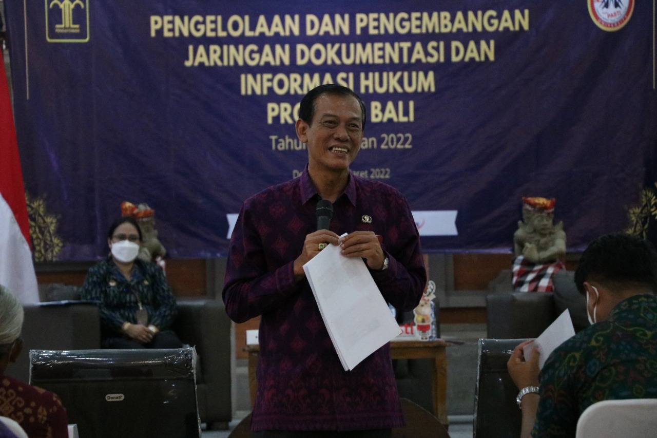 KAKANWIL KEMENKUMHAM BALI MEMBUKA KEGIATAN SOSIALISASI PENGELOLAAN DAN PENGEMBANGAN JARINGAN ...